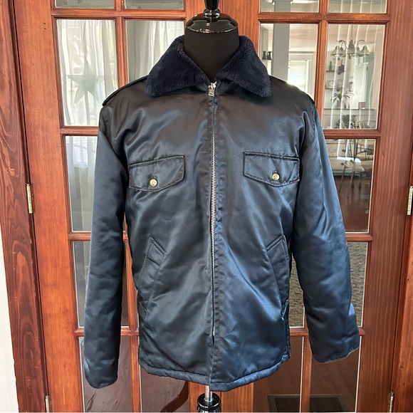 CPP | Jackets & Coats | Vintage 98s Nos Cpp Security Big Collar Bomber ...